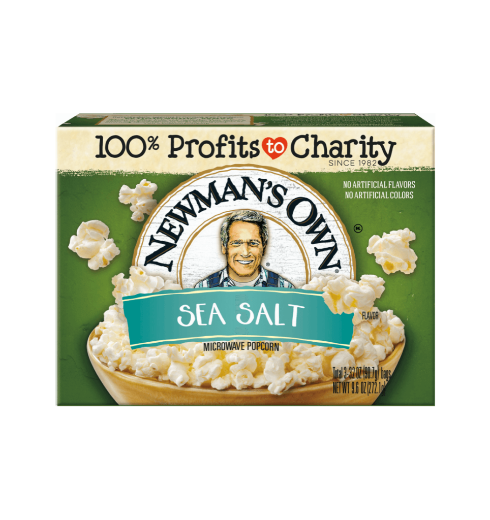 Sea Salt Microwave Popcorn | Newman's Own