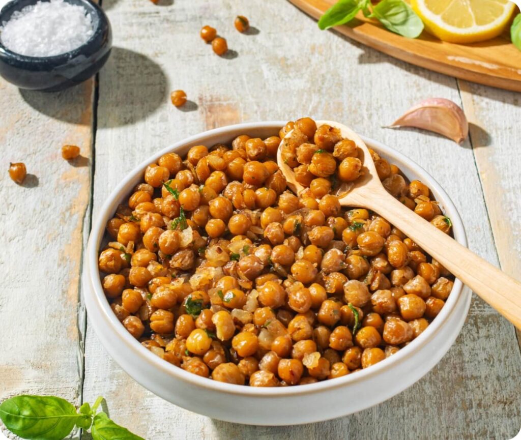 Lemon Basil Roasted Chickpeas | Newman's Own